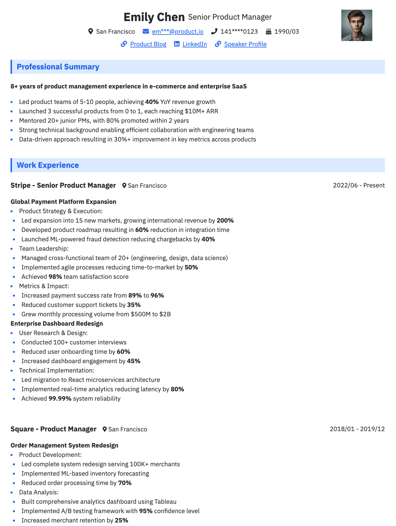 TailwindResume: Create a Golden Resume for Internet Professionals in 5 ...